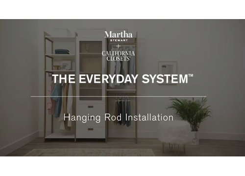 Martha Stewart California Closets® The Everyday System™ 60" W 14"D Closet System & Reviews | Wayfair